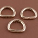 Mini D-rings,20 Pcs 14mm Metal D Rings Light Gold Small D Loop D ...