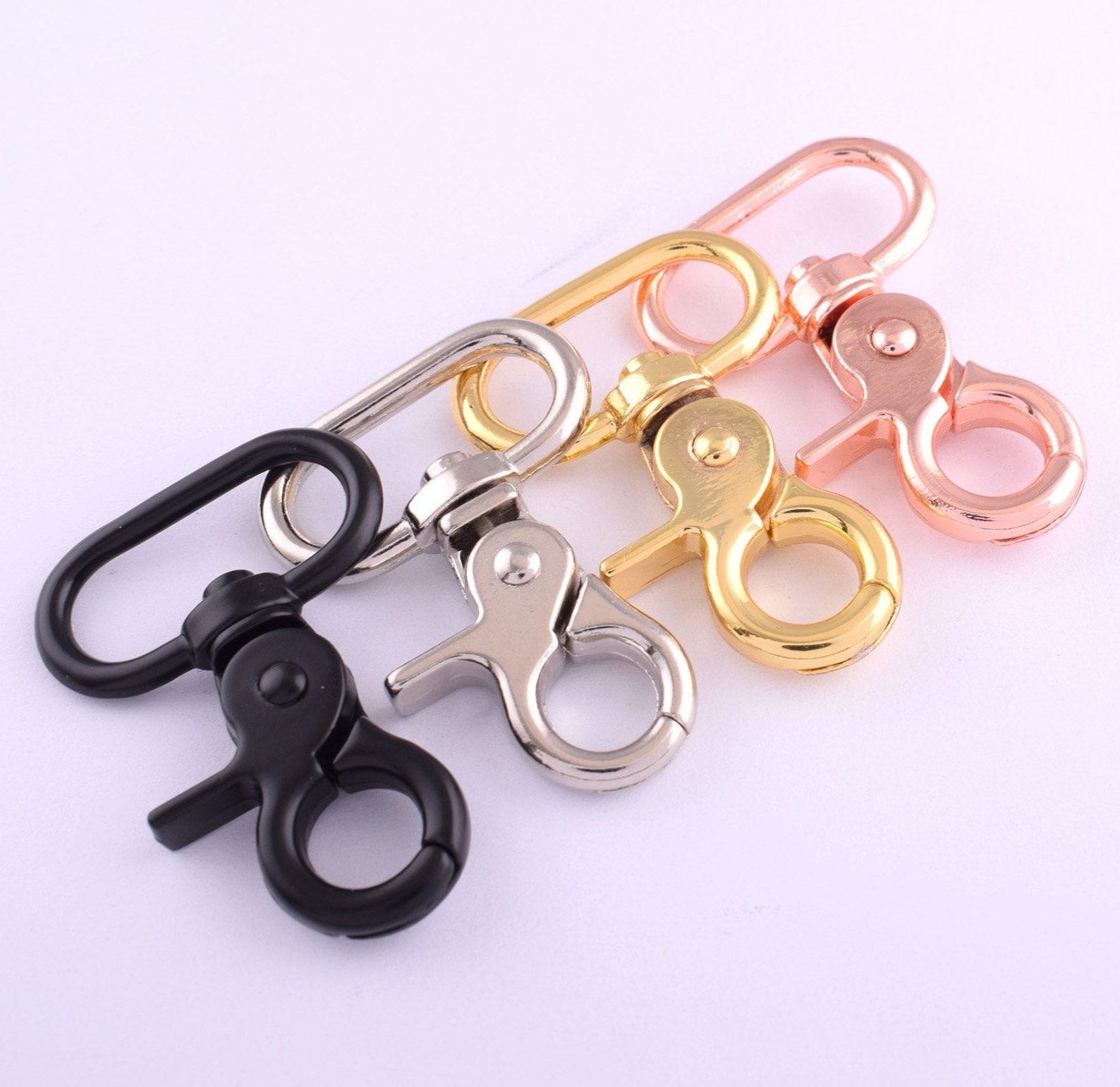 Swivel Lobster Claw Clasp 1'' Silver Swivel | Etsy