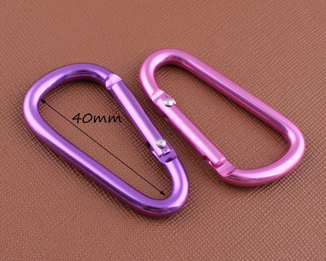 Aluminum Carabiner Hooksilver/blue/purple/pink/black - Etsy
