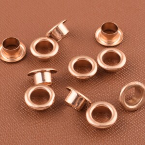 Dark Gold Eyelet Grommets Copper Grommets Eyelets Metal Eyelets 6mm ...