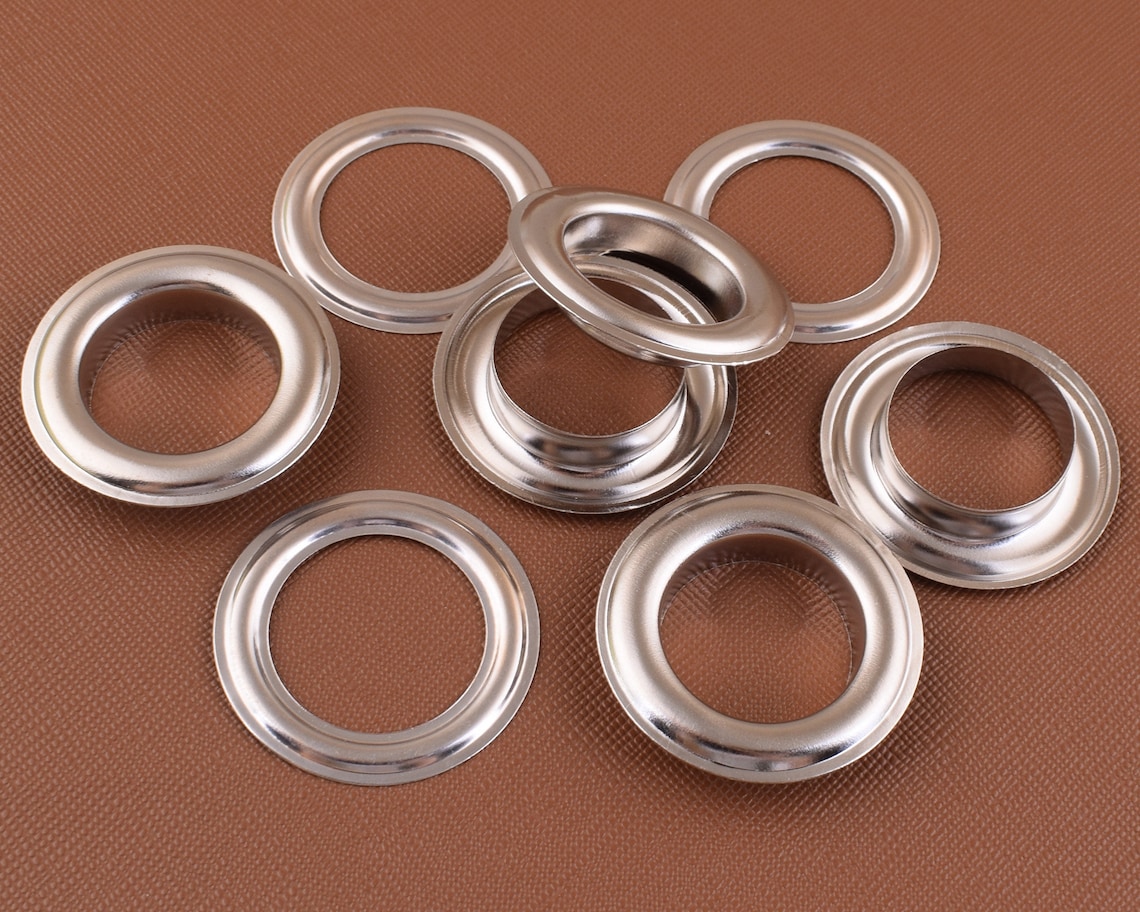 Ojales redondos de plata 21 35mm ojales de agujero grande | Etsy