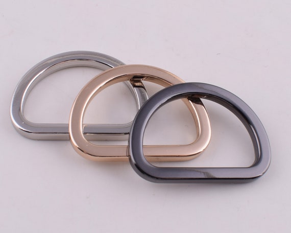 Metal D rings1'' flat strap D-rings25 mm | Etsy