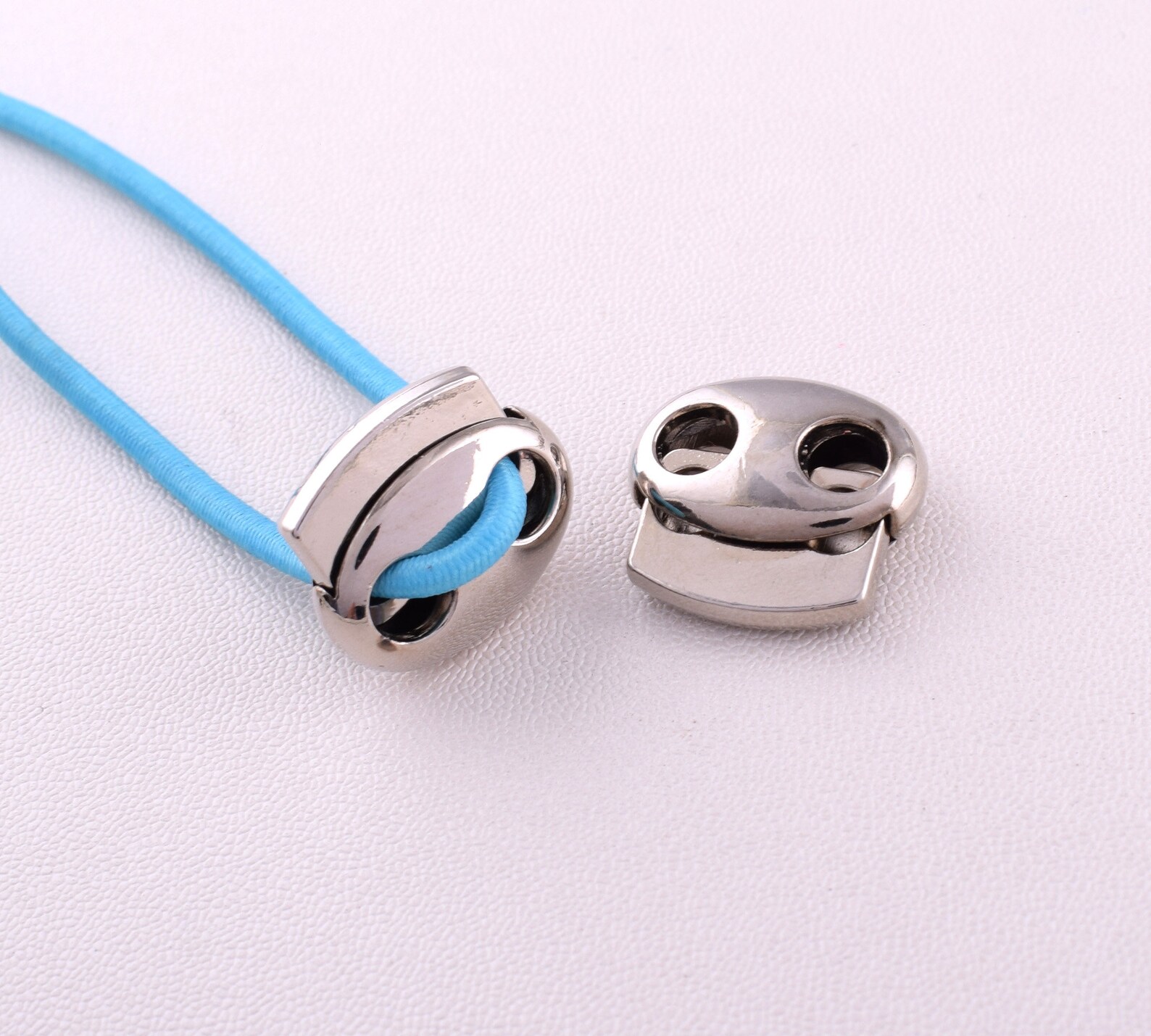 Metal Cord Locks Spring Rope Locks Double Hole Adjustment | Etsy