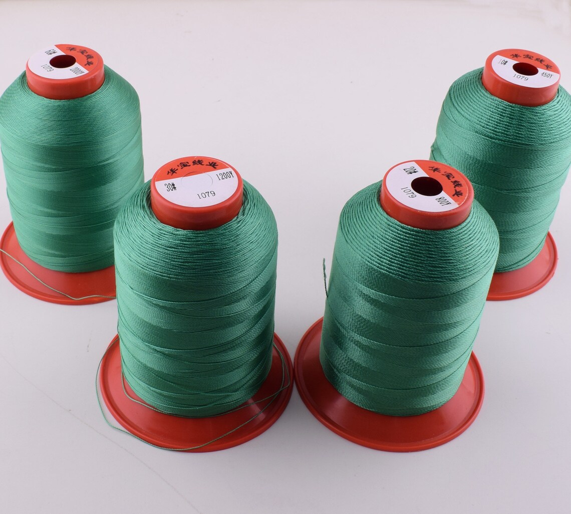 Hilo de nylon hilo de seda verde 10 20 30 60 rollo de | Etsy