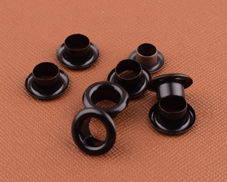 Black Eyelets Metal Eyelets Grommets Eyelet Grommets Eyelets - Etsy
