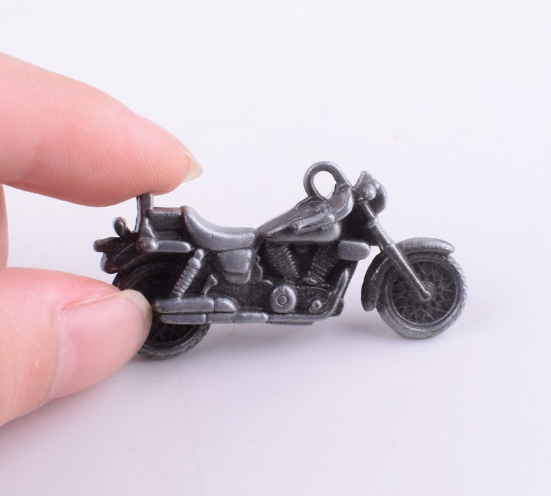 Mini Motorcycle Model Motor Pendant,miniature Metal Motorcycle Charm,44 ...