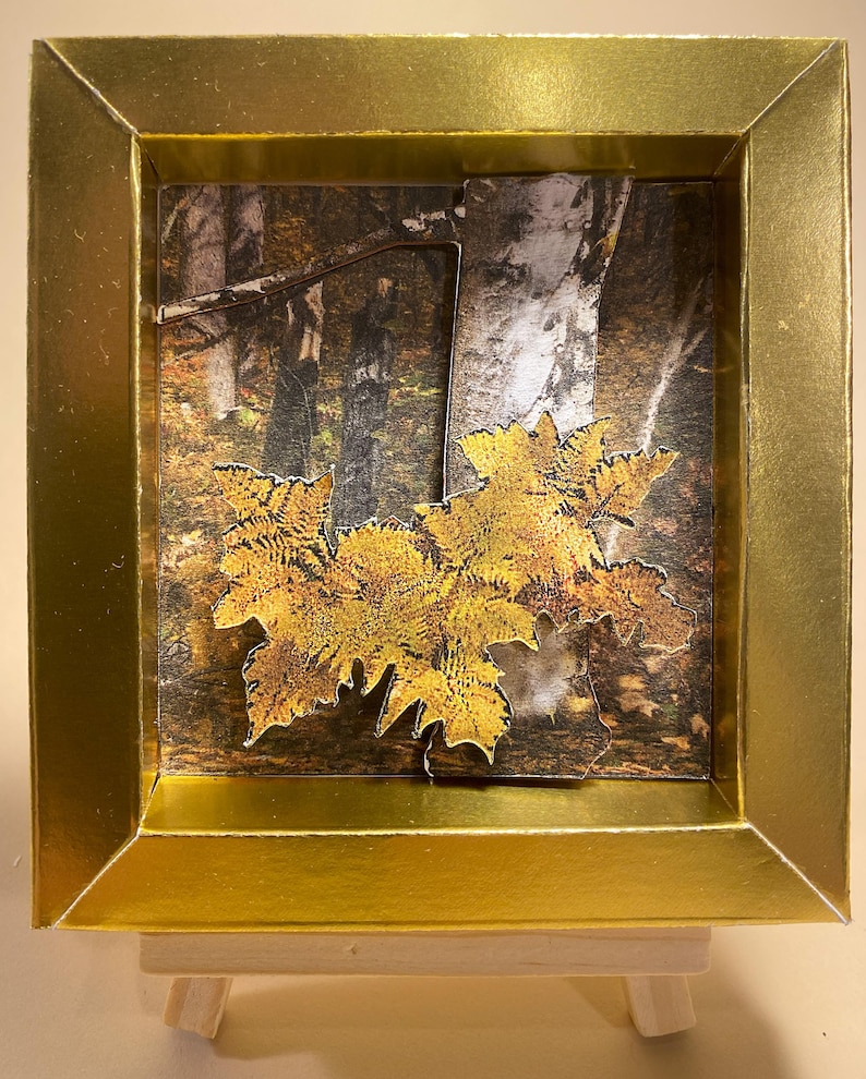 Handcrafted Floral 3D Shadow Box Art | Limited Edition Mini Print - Etsy
