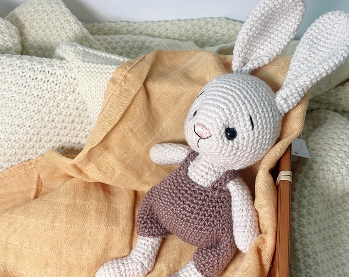 Crochet Bunny, Amigurumi Crochet Bunny Toy, Handmade Toy Gift, Bunny ...