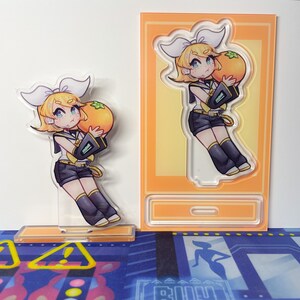 Miku + Rin Acrylic Standees | 4" | Double Sided Print | One Piece - Etsy