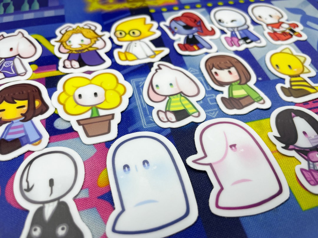 Undertale Doll Stickers | 1.5" | Waterproof / Dishwasher-safe - Etsy