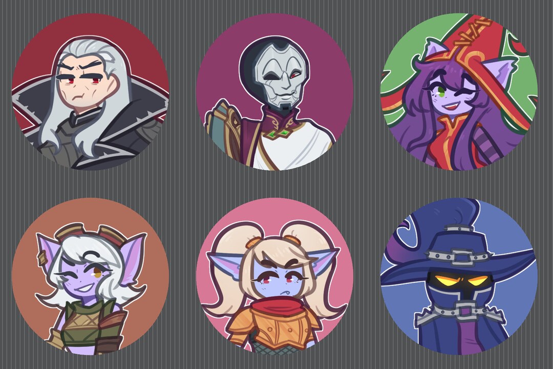 League of Legends Buttons | 1.25" | Pin-back & Magnet - Etsy