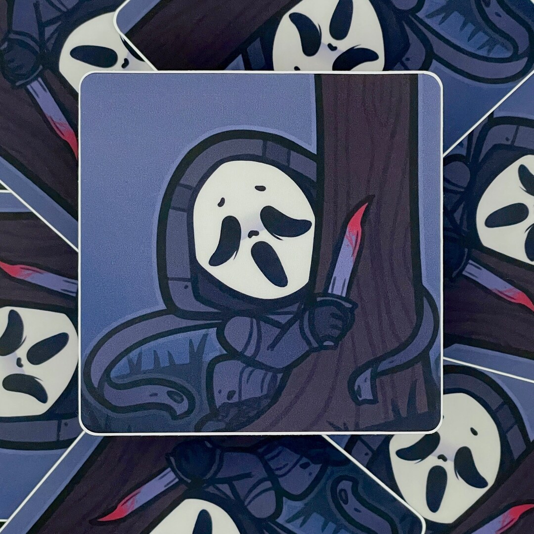 Ghostface Sticker 3 Waterproof / Dishwasher-safe - Etsy