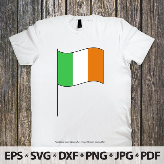 Irish Flag SVG Show Your Irish Pride Ireland Flag Cutting | Etsy