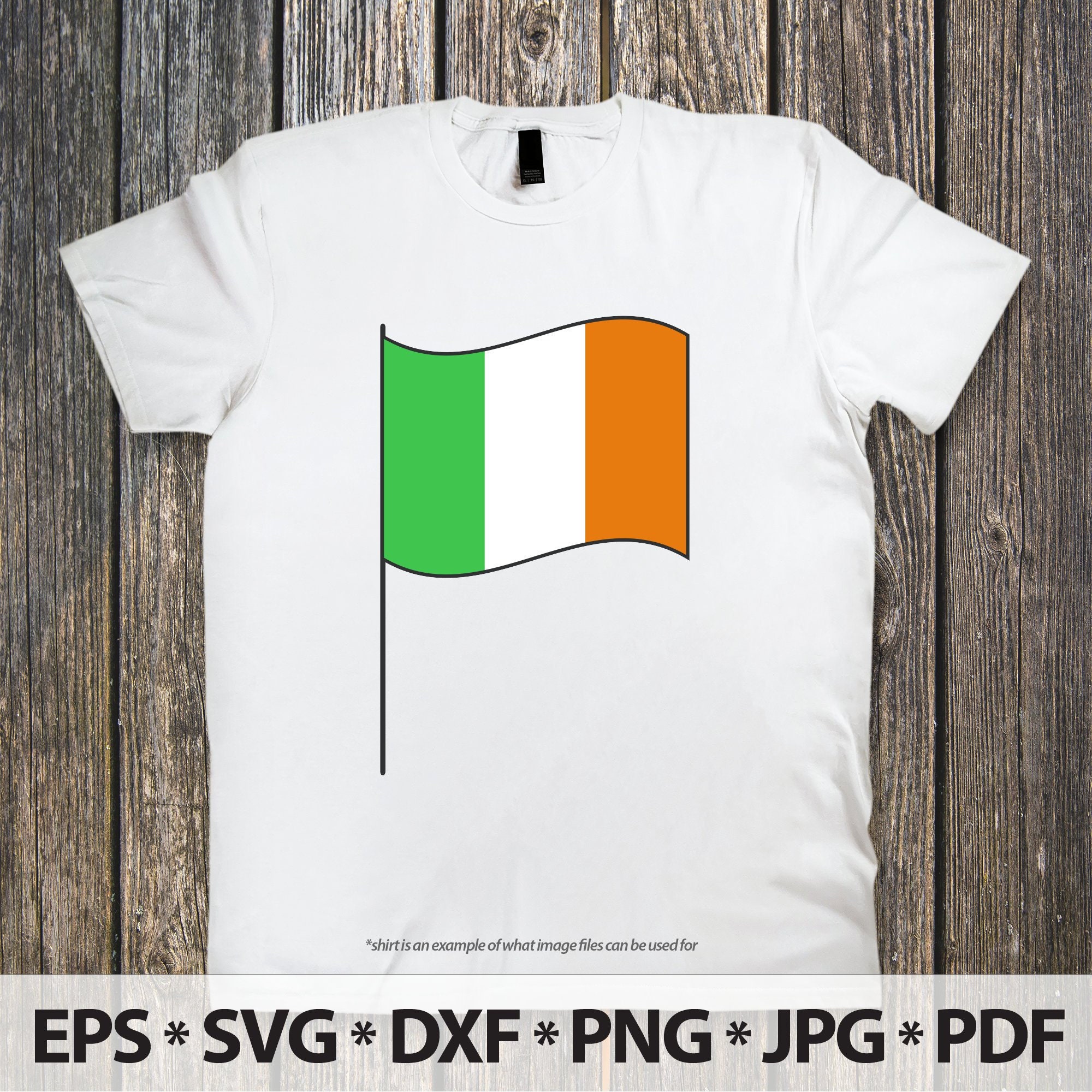 Irish Flag SVG Show Your Irish Pride Ireland Flag Cutting | Etsy