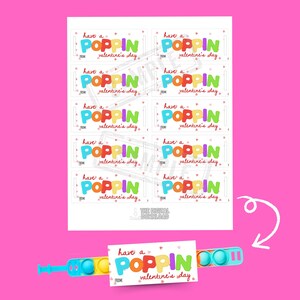 Printable Fidget Bracelet Valentine's Day Cards for Kids Instant ...