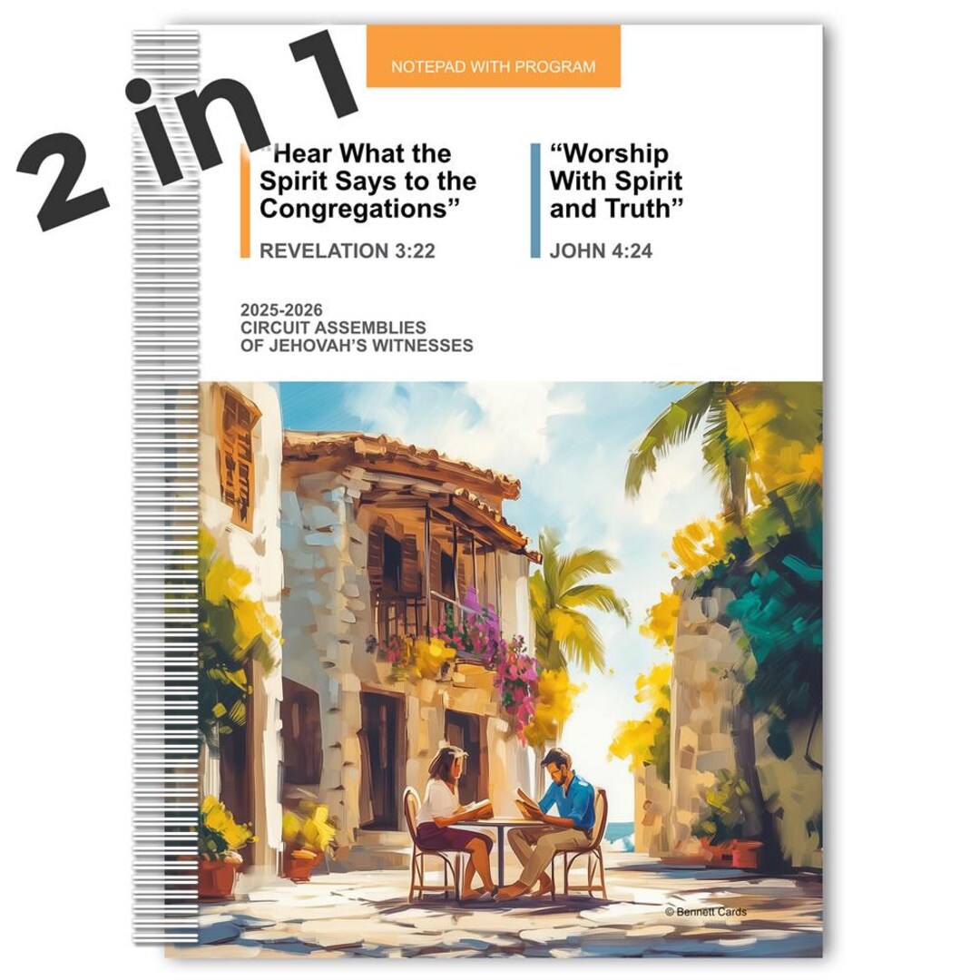 2025 - 2026 - JW Assemblies Notepad A5 - for Adults - With Programs - Etsy