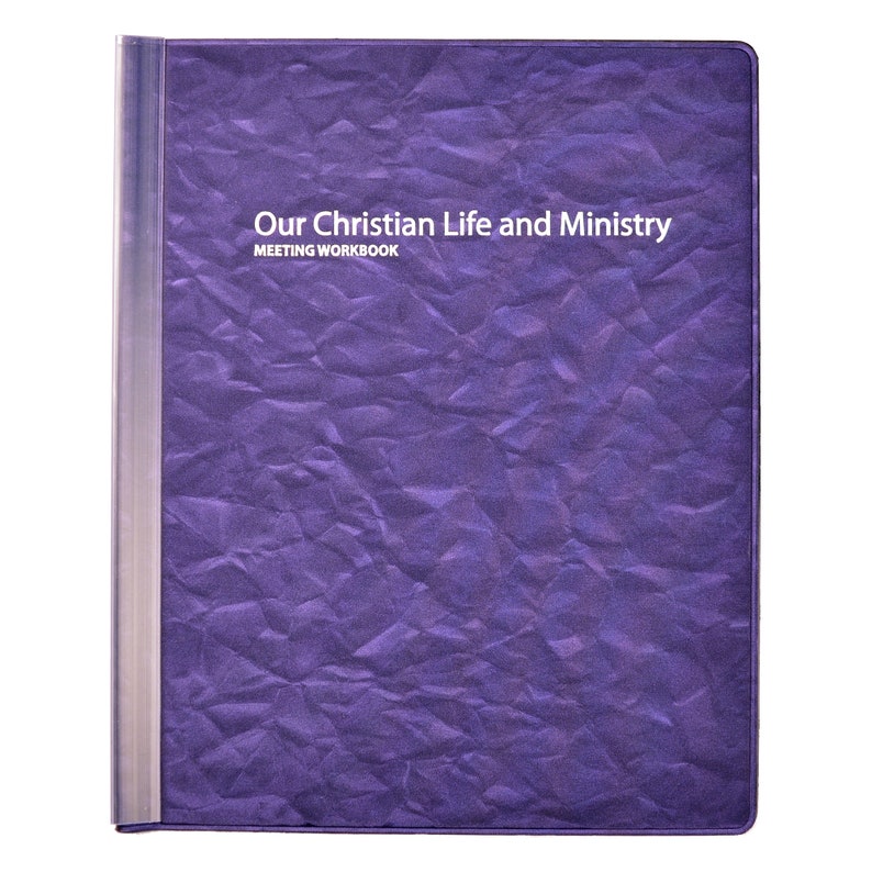 JW Our Christian Life and Ministry Meeting Workbook Folder - Etsy