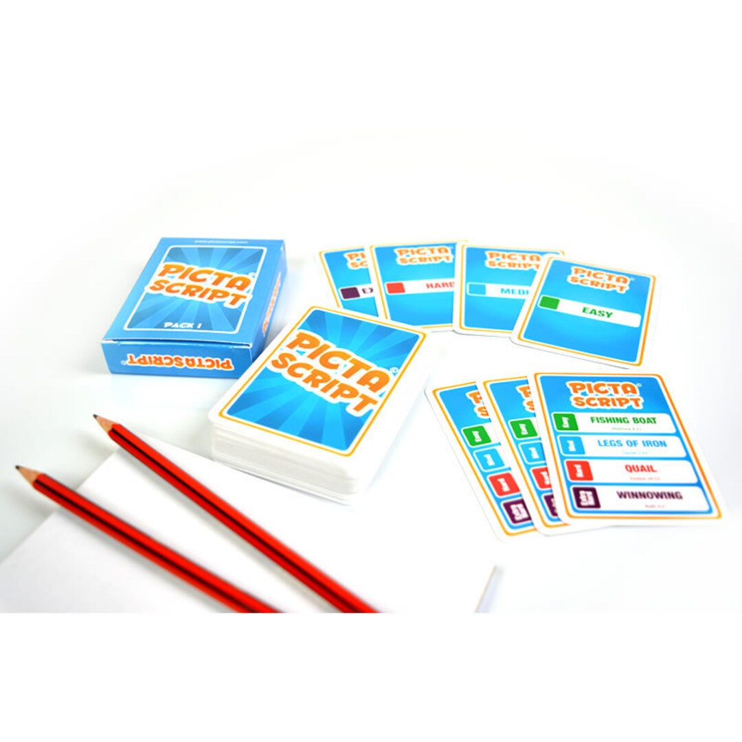 PICTASCRIPT - the Bible Based Quick Draw Card Game - Etsy