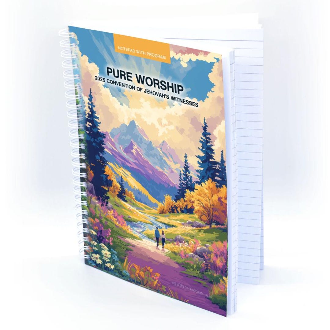 2025 Notepad Ring Bound JW Convention A5 Notebook Pure Worship - Etsy