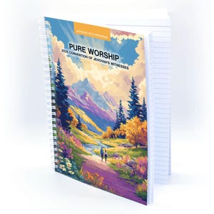 2025 Notepad Ring Bound JW Convention A5 Notebook Pure Worship - Etsy
