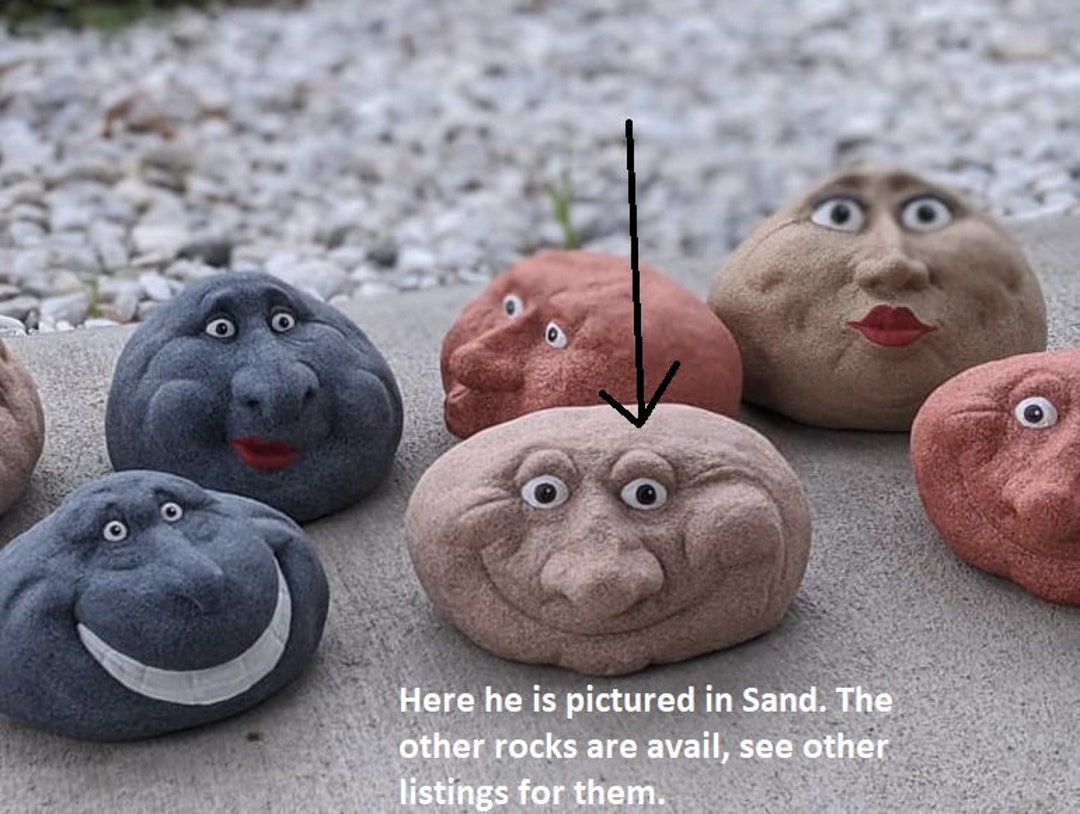 Rock Face-big Smile - Etsy