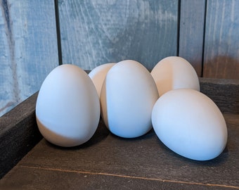 3 Ceramic Eggs the Egg Lady Decorative Painted | Etsy