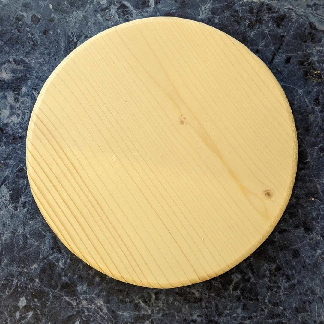 Solid Wood Circle Shape. - Etsy