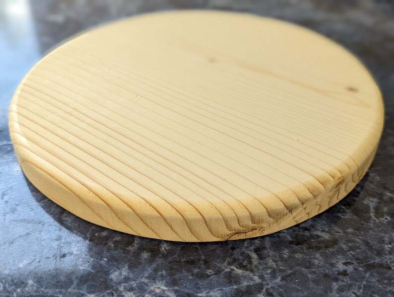 Solid Wood Circle Shape. - Etsy