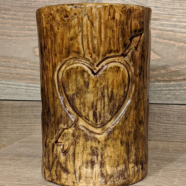 Log Vase - Etsy