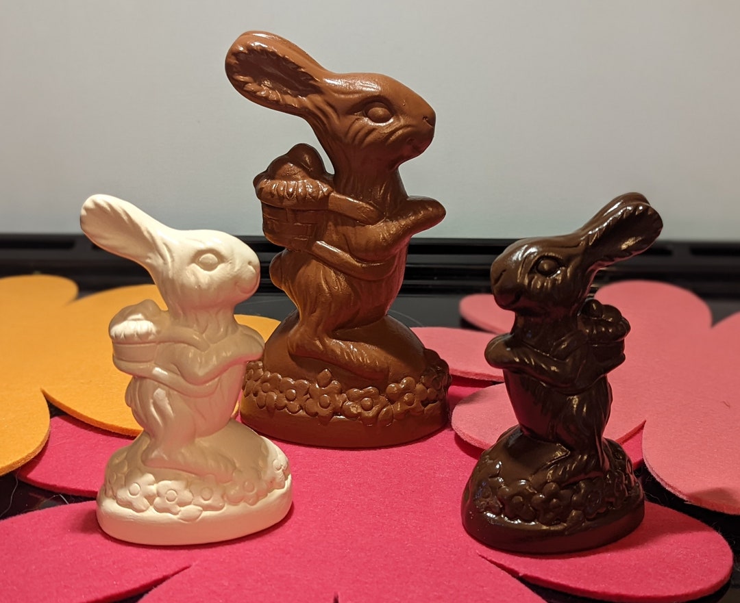 Ceramic Chocolate Rabbit. Small Size - Etsy