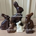 Chocolate Rabbit (ceramic) Large Size - Etsy