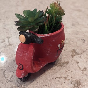 Scooter Planter (plant Not Included) - Etsy