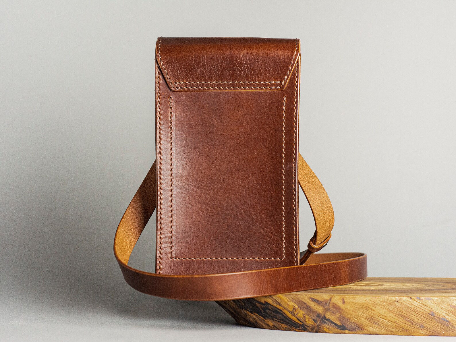 Leather Shoulder Bag Brown Small Crossbody Purse for Women | Etsy