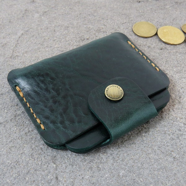 Small Leather Wallet - Etsy