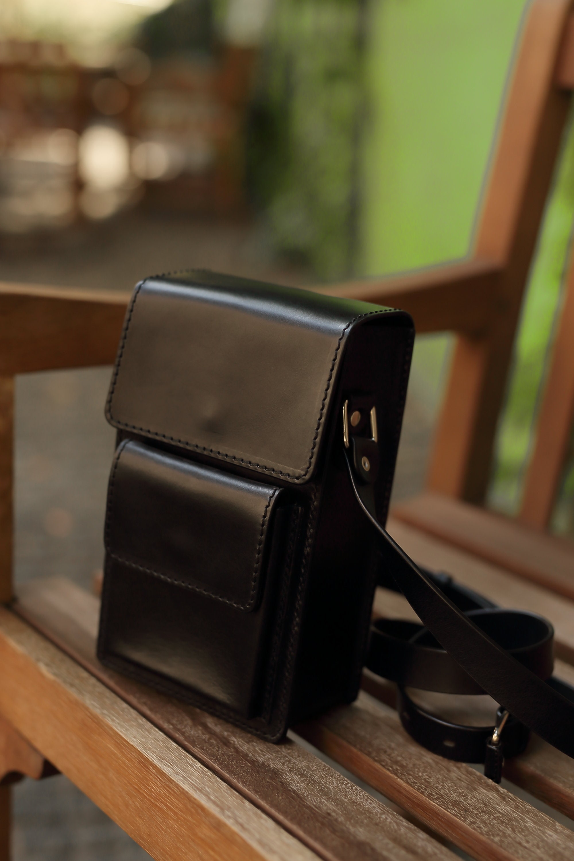 Leather Shoulder Bag Brown Small Crossbody Purse for Women | Etsy