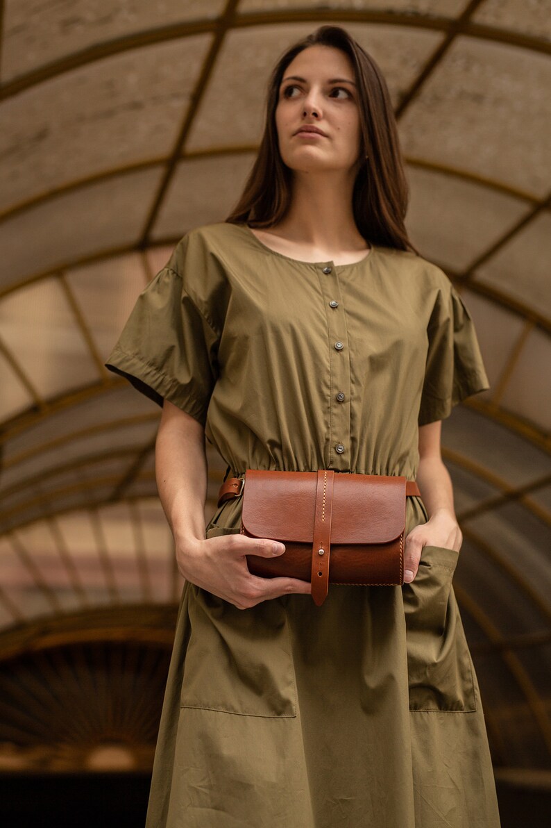 Leather Convertible Fanny Packs and Shoulder Bag for Women, Leather ...