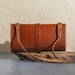 Leather Crossbody Bag Copper, Women's Shoulder Purse Minimalist Style ...