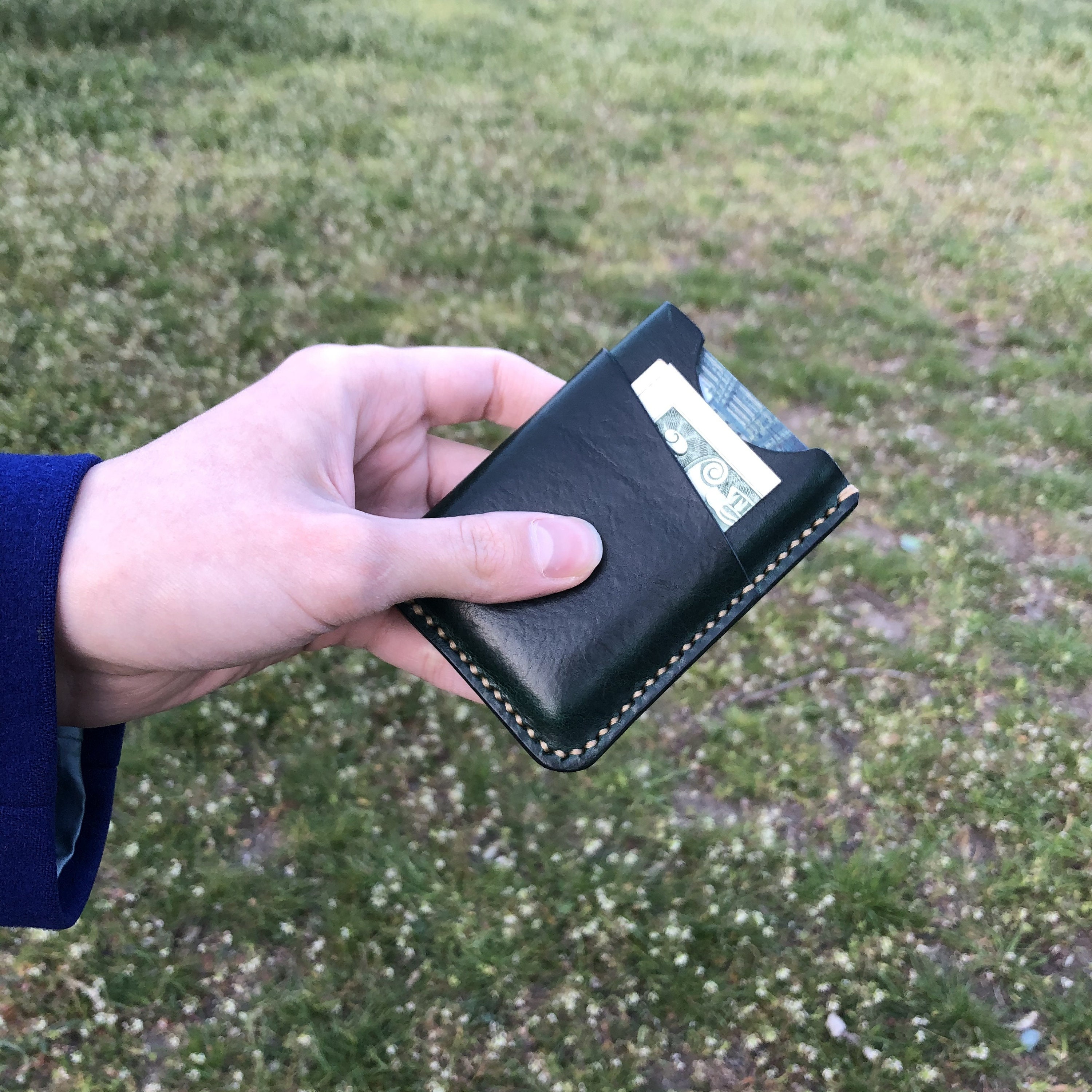 Minimalist wallet for men and women Front pocket wallet Small | Etsy