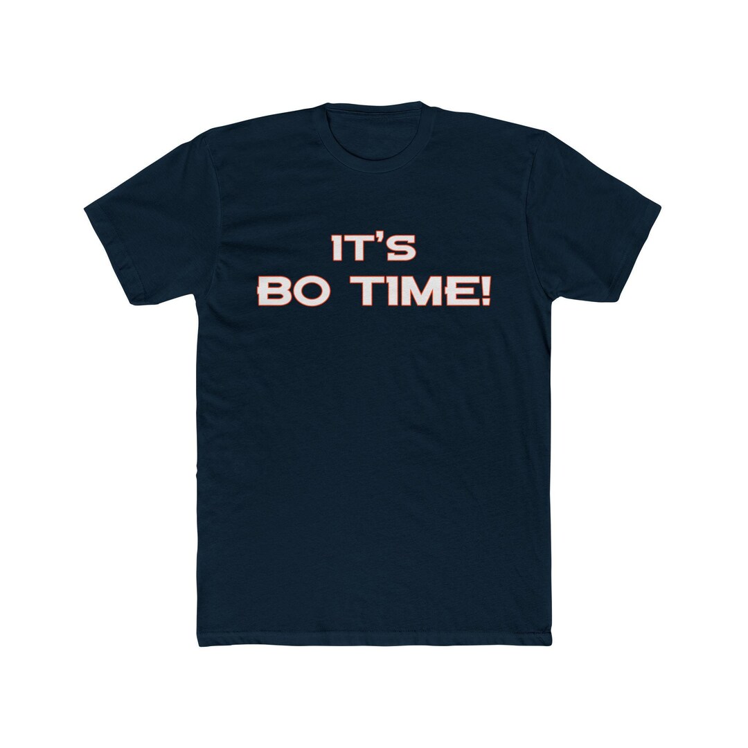 Denver Football It's Bo Time Unisex Cotton Crew Tee - Etsy