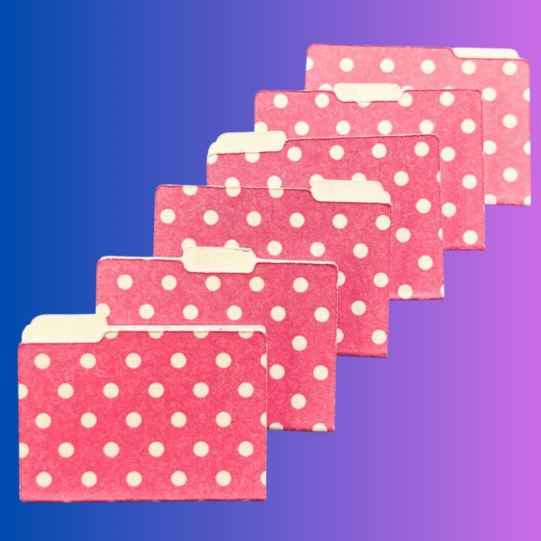 Mini File Folders - Etsy