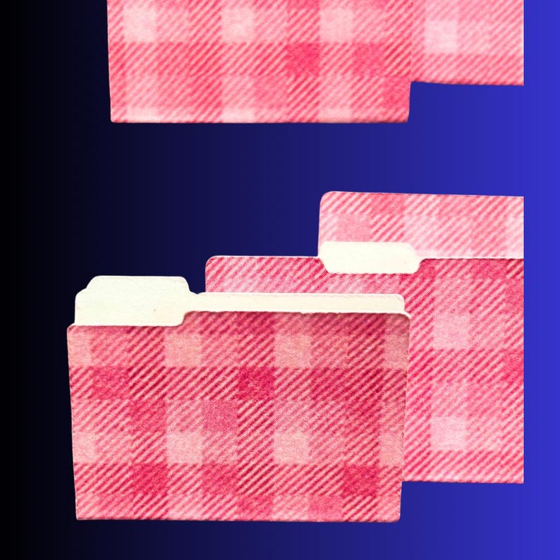 Mini File Folders - Etsy