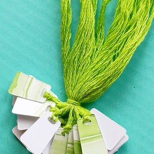 Small Tiny Green Price Tags - Etsy
