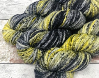 Black and Yellow Variegated Yarn - Etsy