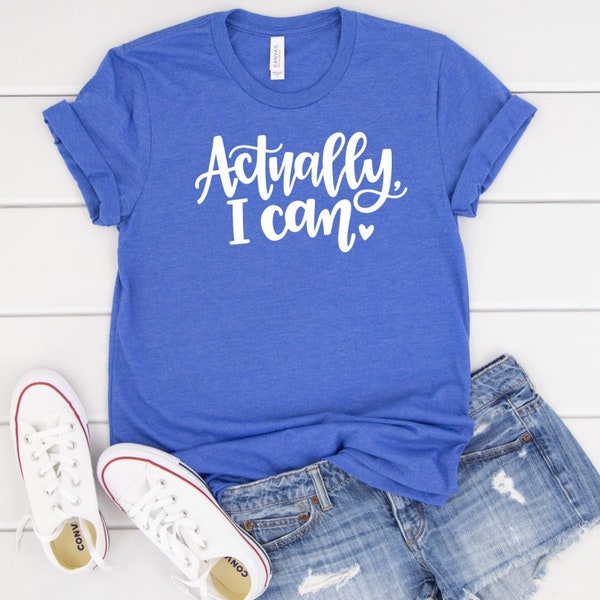 Actually I Can - Etsy