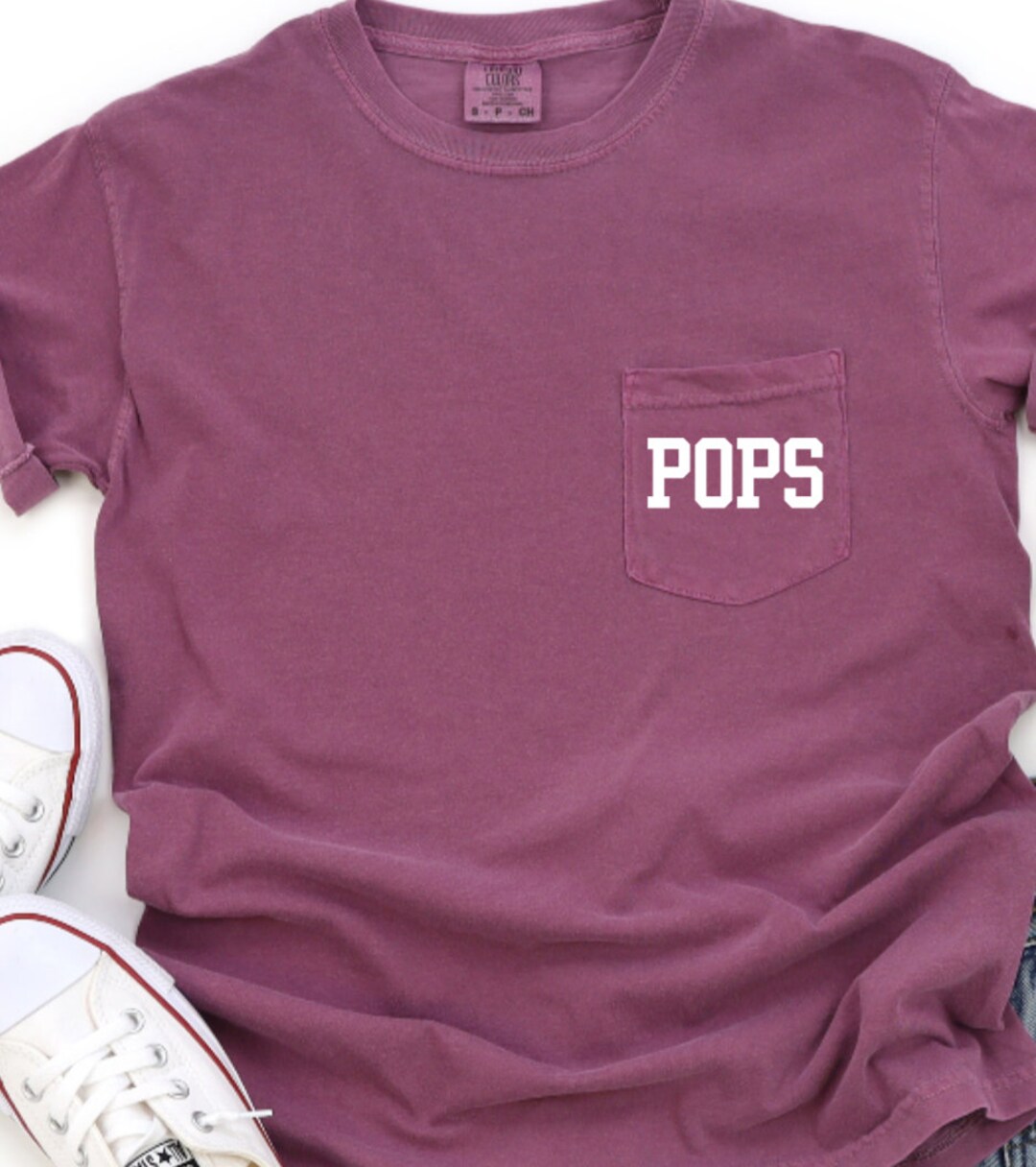Pops Comfort Colors Shirt, Pops Shirt, Dad Life Shirt, Gift for Pops ...