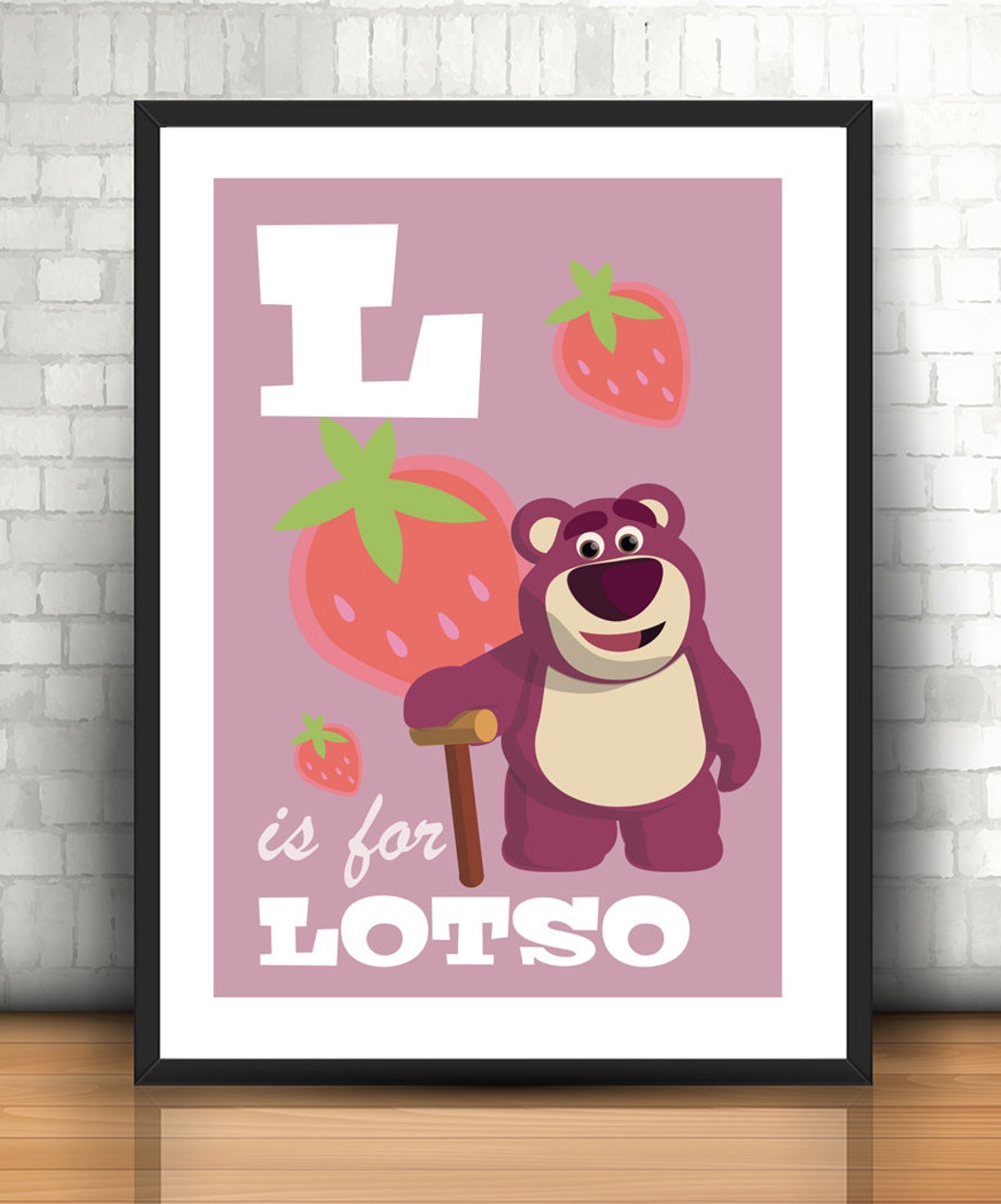 Letter L Toy Story Alphabet Print Lotso Digital Download - Etsy