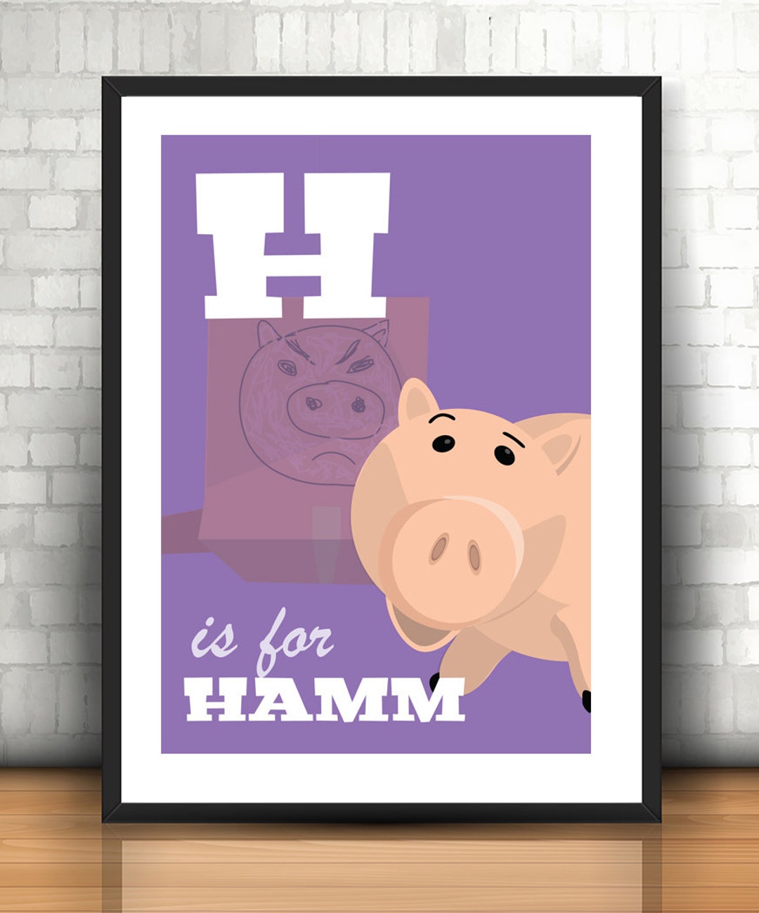 Letter H Toy Story Alphabet Print Hamm Digital Download - Etsy