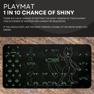 Mewtwo Large Playmat Pokemon TCG Card Mat Desk Mat Gifts for Geeks ...
