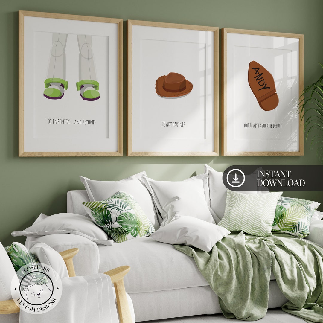 Toy Story Minimalist Prints | 6 Prints | Digital Download | Toy Story ...