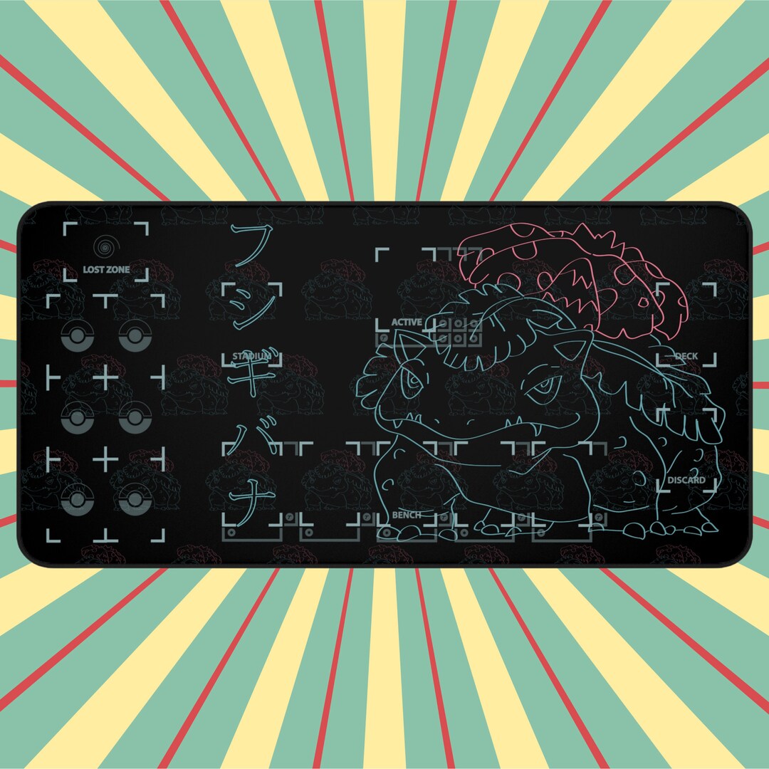 Venusaur Large Playmat Pokemon TCG Card Mat Desk Mat Gifts for Geeks ...